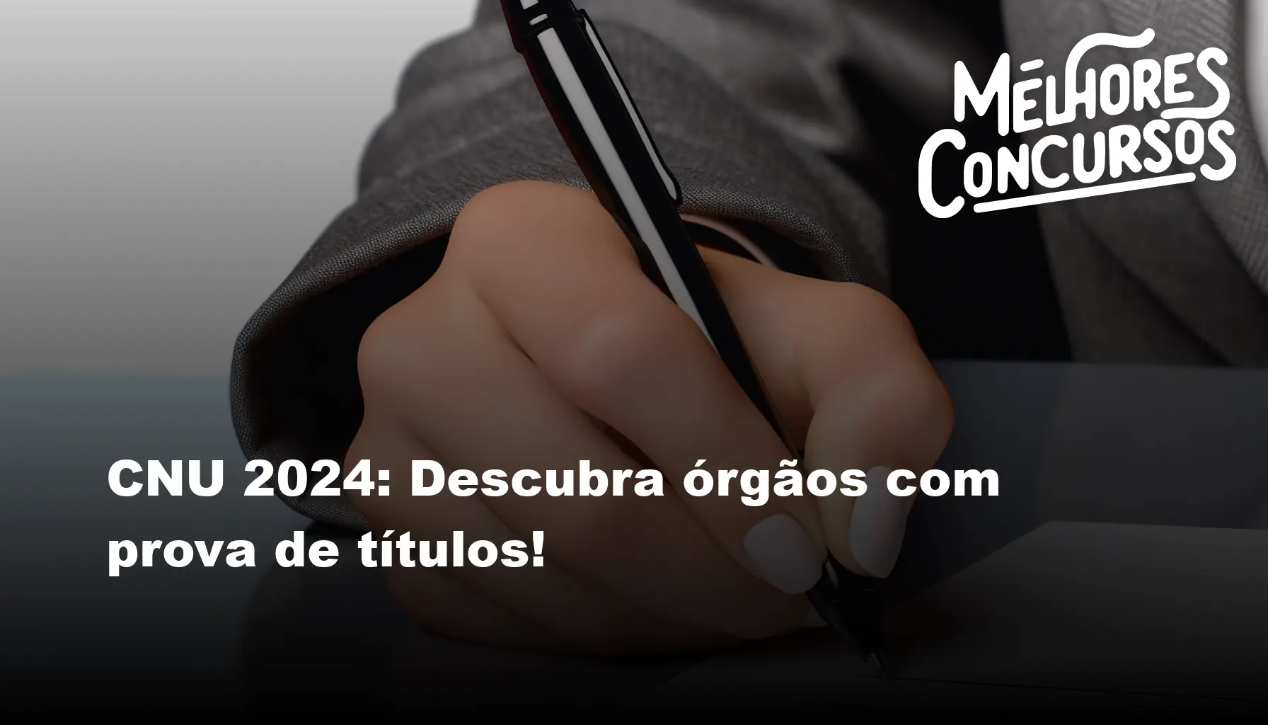 CNU 2024: Descubra órgãos com prova de títulos!
